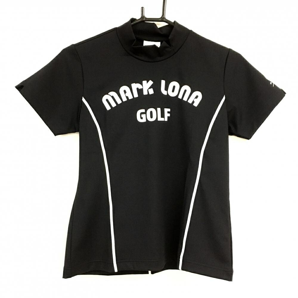 【楽天市場】【新品】マークアンドロナ 半袖ハイネックシャツ 黒×白 レディース 38(M) ゴルフウェア 2023年モデル MARK＆LONA：レオナード 楽天市場店