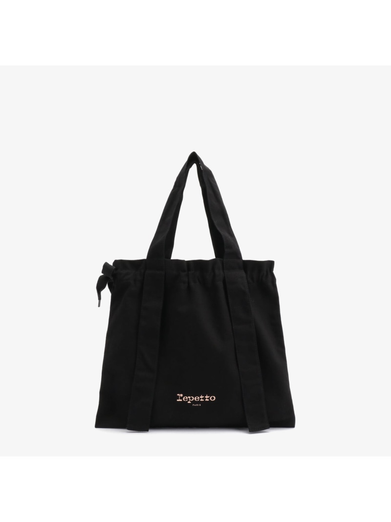 【楽天市場】Rondo tote bag with knotsbr『WEB限定』 Repetto レペット バッグ その他のバッグ ブラック ...