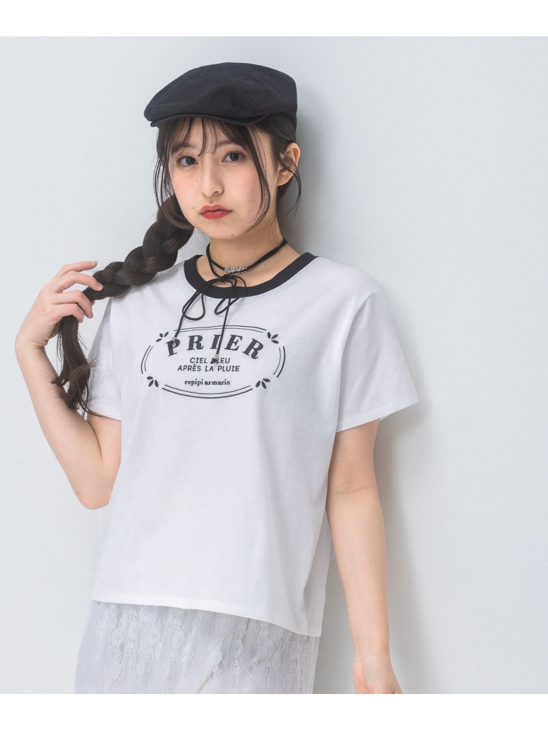 【楽天市場】【SALE／30%OFF】【接触冷感】PRIERリンガーTシャツ repipi armario レピピアルマリオ トップス ...