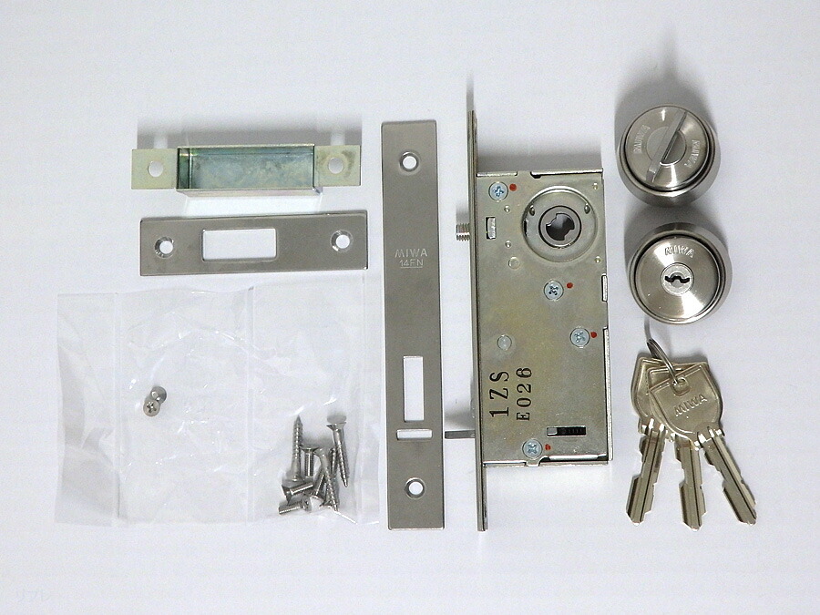 【楽天市場】ミワロック U9FN-1引戸錠 シルバー色バックセット35ミリ 扉厚33ミリ～42ミリ☆☆ミワ 美和 MIWA☆RT☆ミワ 美和 MIWA☆☆ 玄関 ドア 扉 修理 補修 交換 ...