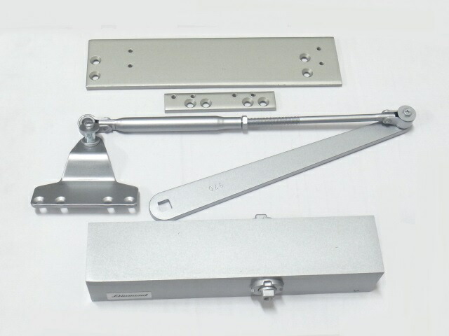 【楽天市場】DIA(ダイア）【P-5003-A・53SPA用】代替ドアクローザーP103A＋53SPA用置換板 セット シルバー色パラレル ...