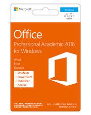 【楽天市場】Professional Academic 2016 For windows (永続版) カード版 Win対応 マイクロソフト ...