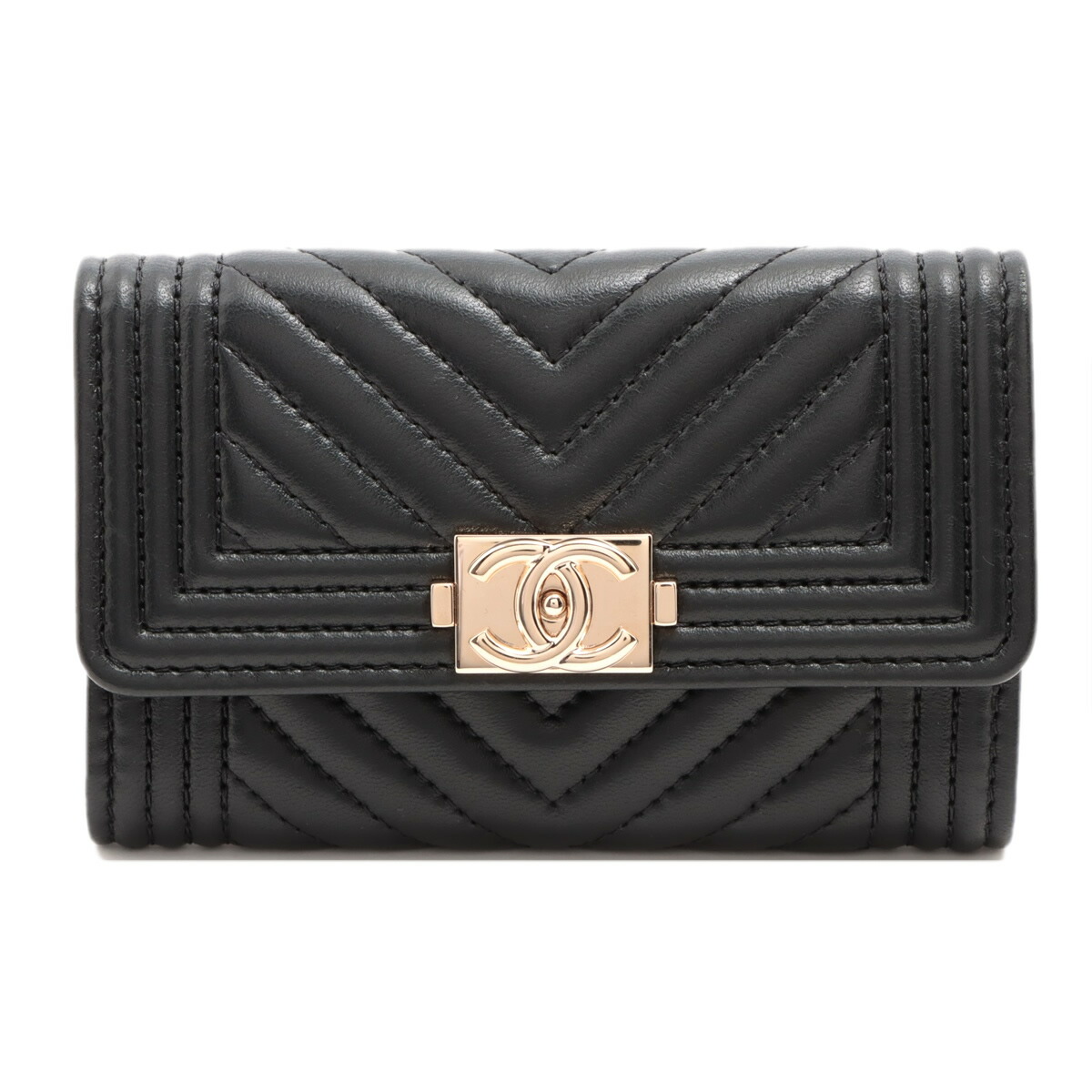 楽天市場】シャネル CHANEL ボーイシャネル カードケース レッド系