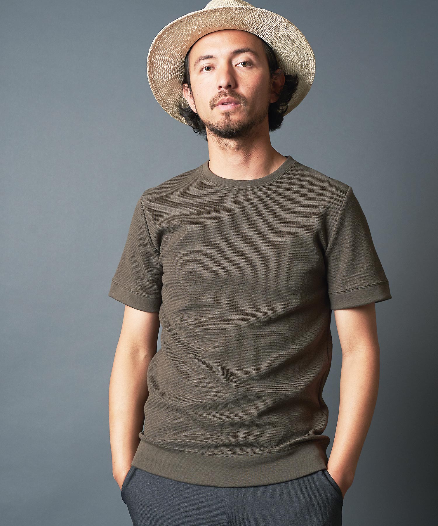 【楽天市場】【Magine(マージン)】CTN RIVERSIBLE KNIT C-N S-S Tシャツ(2022-19)：CAMBIO