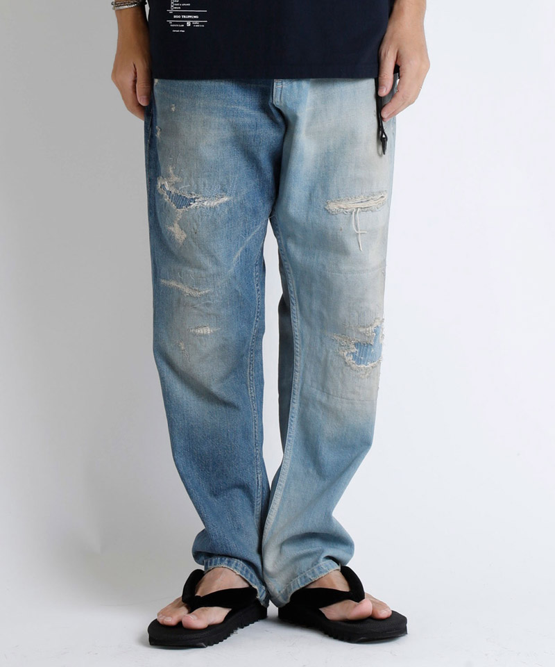【楽天市場】【EGO TRIPPING(エゴトリッピング)】NERD DENIM 10oz remake デニムパンツ(623805)：CAMBIO