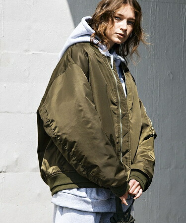 【楽天市場】【SUPERTHANKS(スーパーサンクス)】MA-1 TYPE INNER COTTON BIC JACKET MA-1 ...