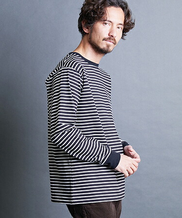 【楽天市場】【Magine(マージン)】 CTN BORDER C-N L-S ボーダーカットソー(2412-017)：CAMBIO