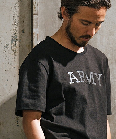 【楽天市場】【wjk reluxe】leather ARMY logo tee Tシャツ(WR-242-1-009)：CAMBIO