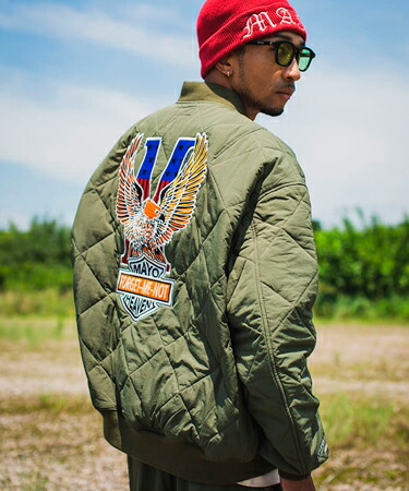 【楽天市場】【MAYO(メイヨー)】EAGLE EMBROIDERY NYLON JKT MA-1 ナイロンジャケット(24MY-SJK01 ...