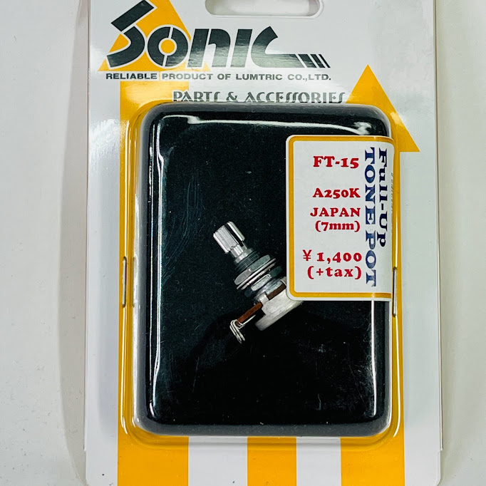 【楽天市場】【送料無料】Sonic FT-15 FULL UP TONE POT SMALL 250K【メール便】代引きはできません ...