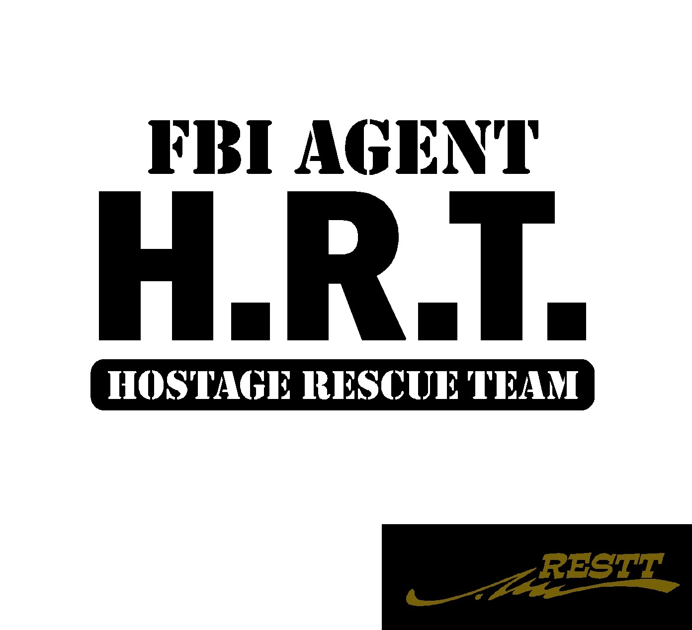 【楽天市場】FBI エージェント H.R.T. ロゴ カッティングステッカー 中サイズ ミリタリー 人命 救助 工具箱 レスキュー チーム ...