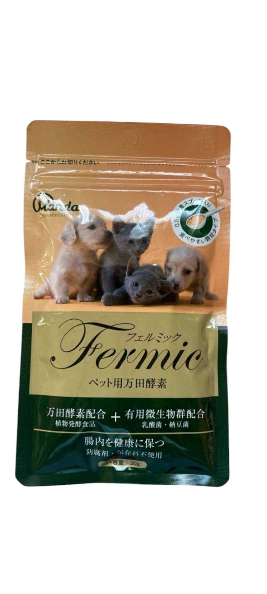 【楽天市場】【万田酵素】ペット用万田酵素 FERMIC フェルミック 15g(犬猫用)(犬猫用栄養補助食品)(ペット用サプリメント)(酵素 ...
