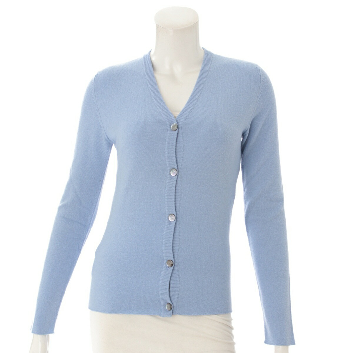 【楽天市場】【ルシアン ペラフィネ】Lucien Pellat-Finet カシミヤ ハート ニット カーディガン ライトブルー S 【中古 ...