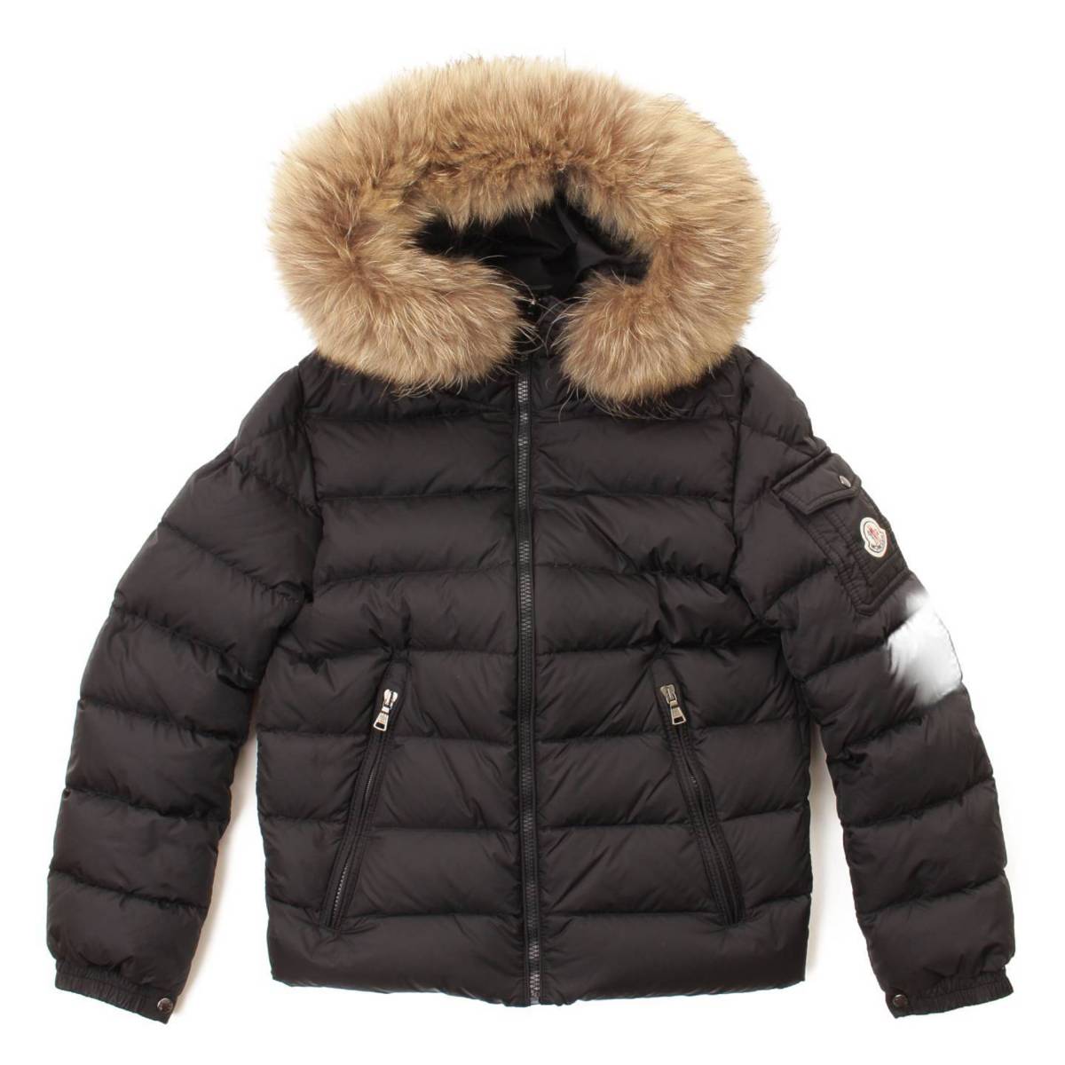 【楽天市場】【モンクレール】Moncler キッズ BYRON ファーフッド ダウンジャケット 41986 ブラック 12anni 【中古 ...