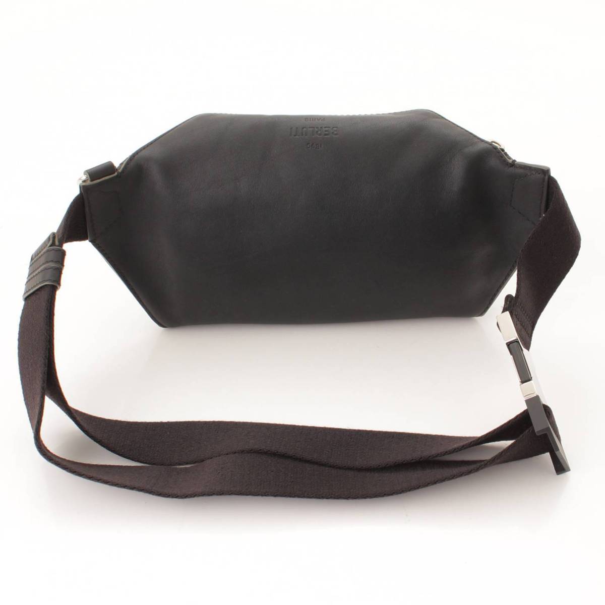 【楽天市場】【ベルルッティ】Berluti コンプライス スモール カリグラフィー レザー ボディバッグ U0159 ブラック 【中古】【鑑定 ...