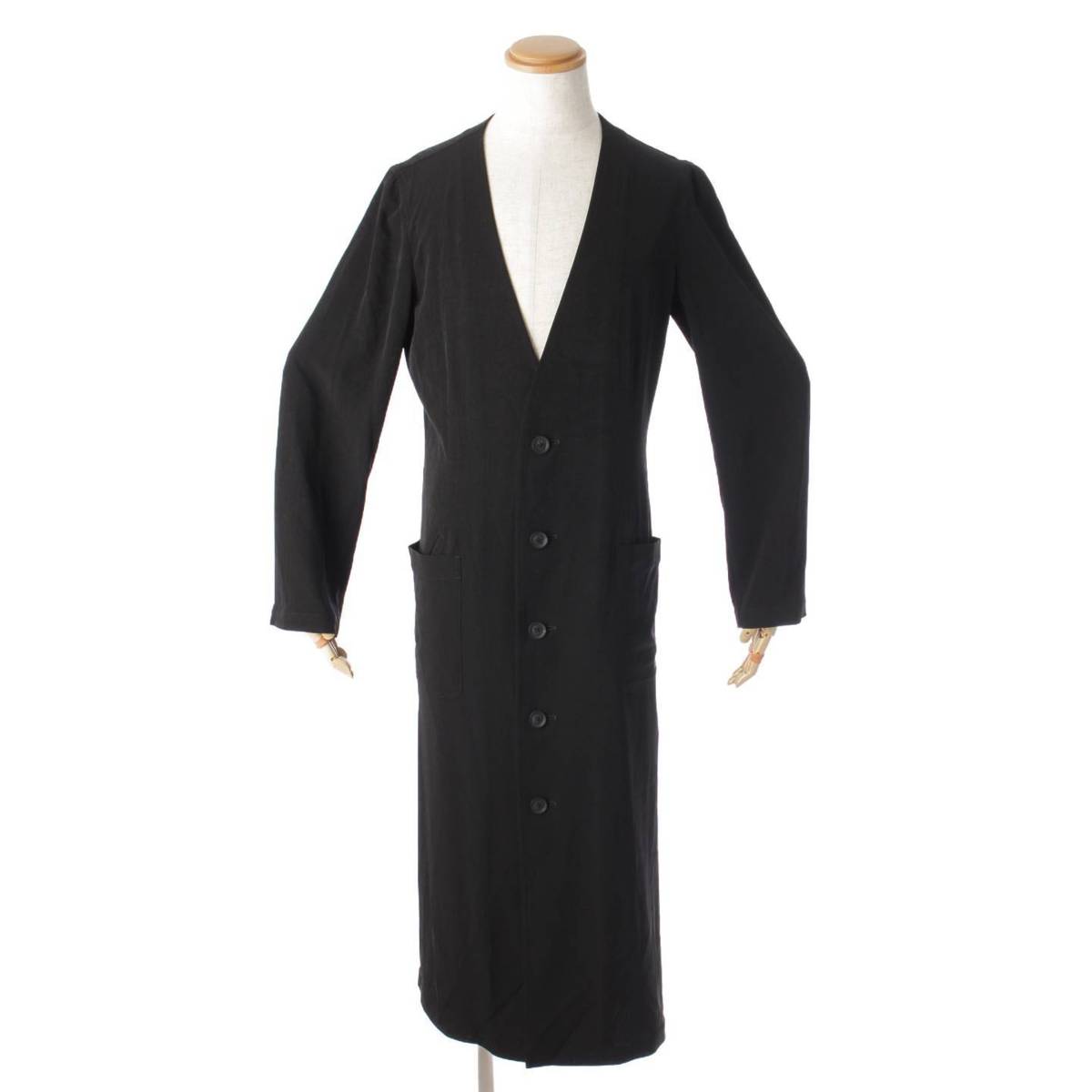 【楽天市場】【ヨウジヤマモトプールオム】Yohji Yamamoto POUR メンズ 20SS ロング カーディガン ジャケット HN-D19-500 ブラック 1 未使用【中古】【鑑定済 ...