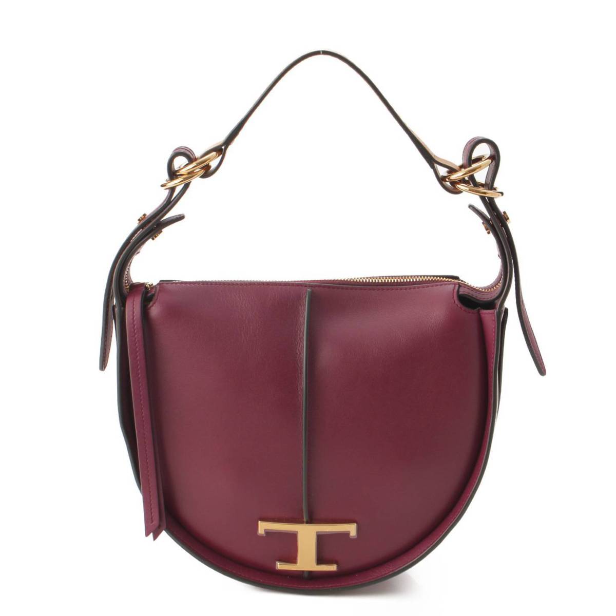 【楽天市場】【トッズ】Tods T タイムレス スモール レザー ホーボーバッグ ショルダーバッグ ボルドー 【中古】【鑑定済・正規品保証 ...