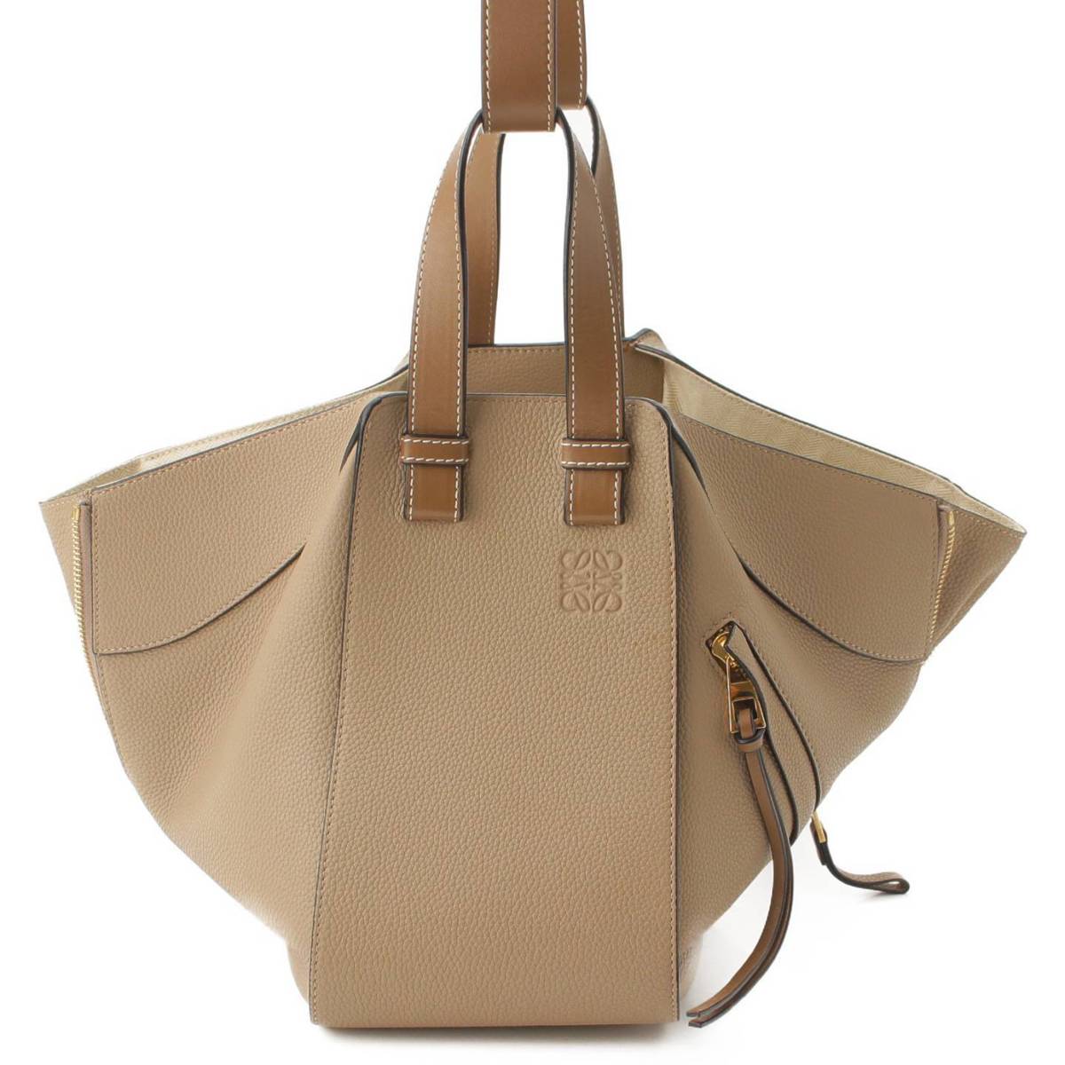 【楽天市場】【ロエベ】Loewe ハンモック スモール レザー 2way ショルダーバッグ 38712KBN60 ベージュ 【中古】【鑑定済 ...