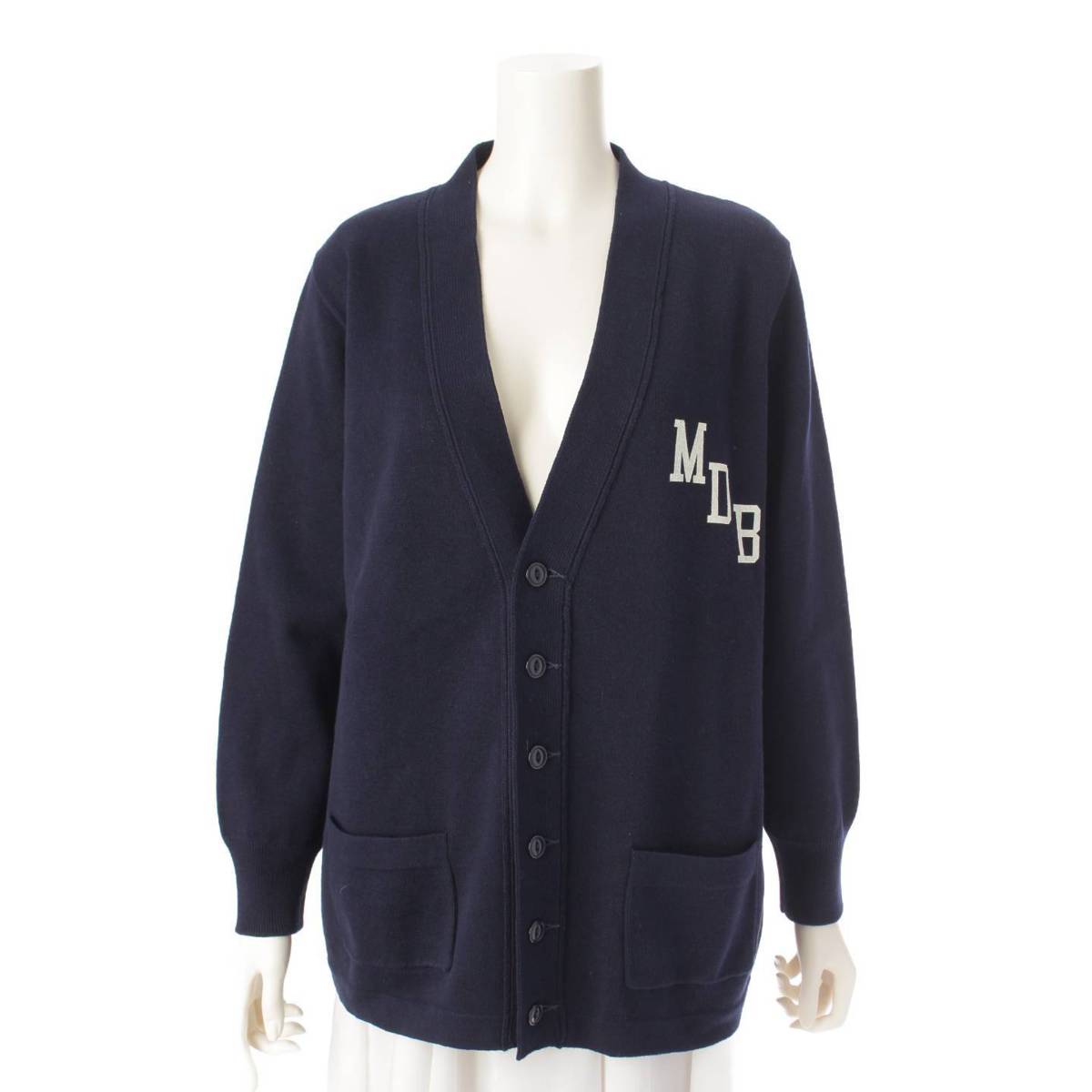 【楽天市場】【マディソンブルー】MADISON BLUE コットン ロゴ プリント 長袖 Vネック カーディガン MB211-8006 ...
