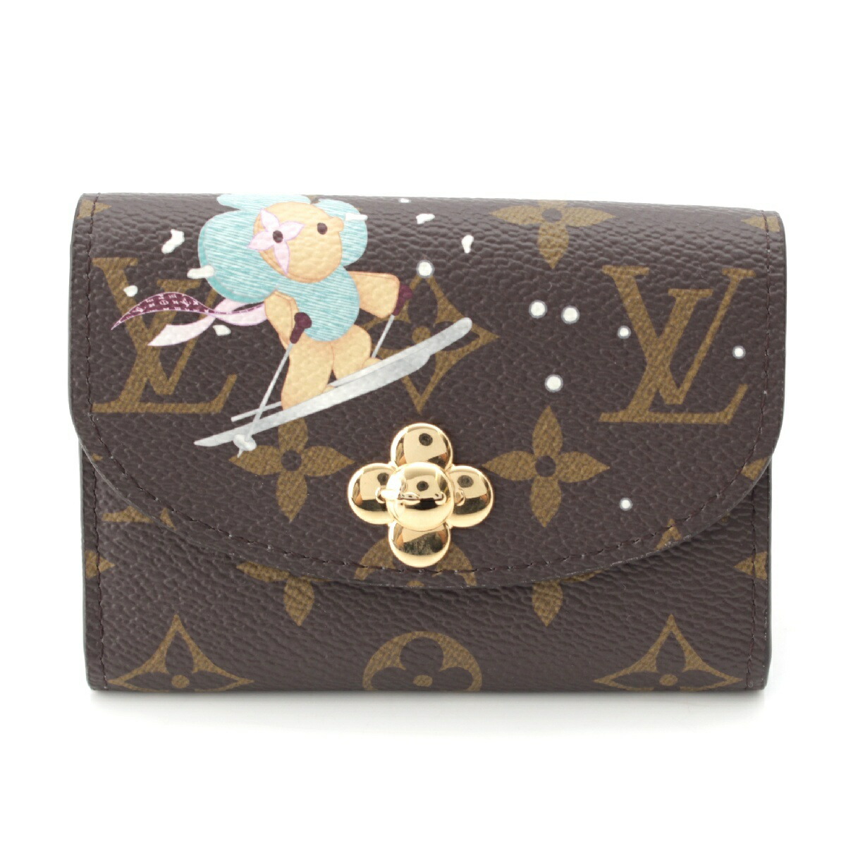 【楽天市場】ルイヴィトン LOUIS VUITTON ポルトモネ モノグラム ヴィヴィエンヌ ロザリ コインケース M12239 ブラウン ...