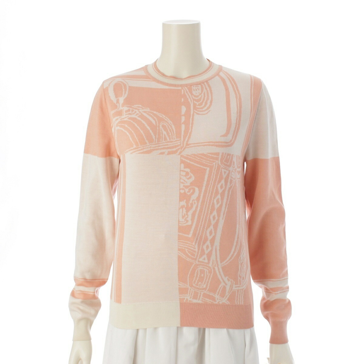 【楽天市場】エルメス HERMES 24SS シルク Brides de Gala 無秩序 セーター ニット トップス 4E2655D6 ...