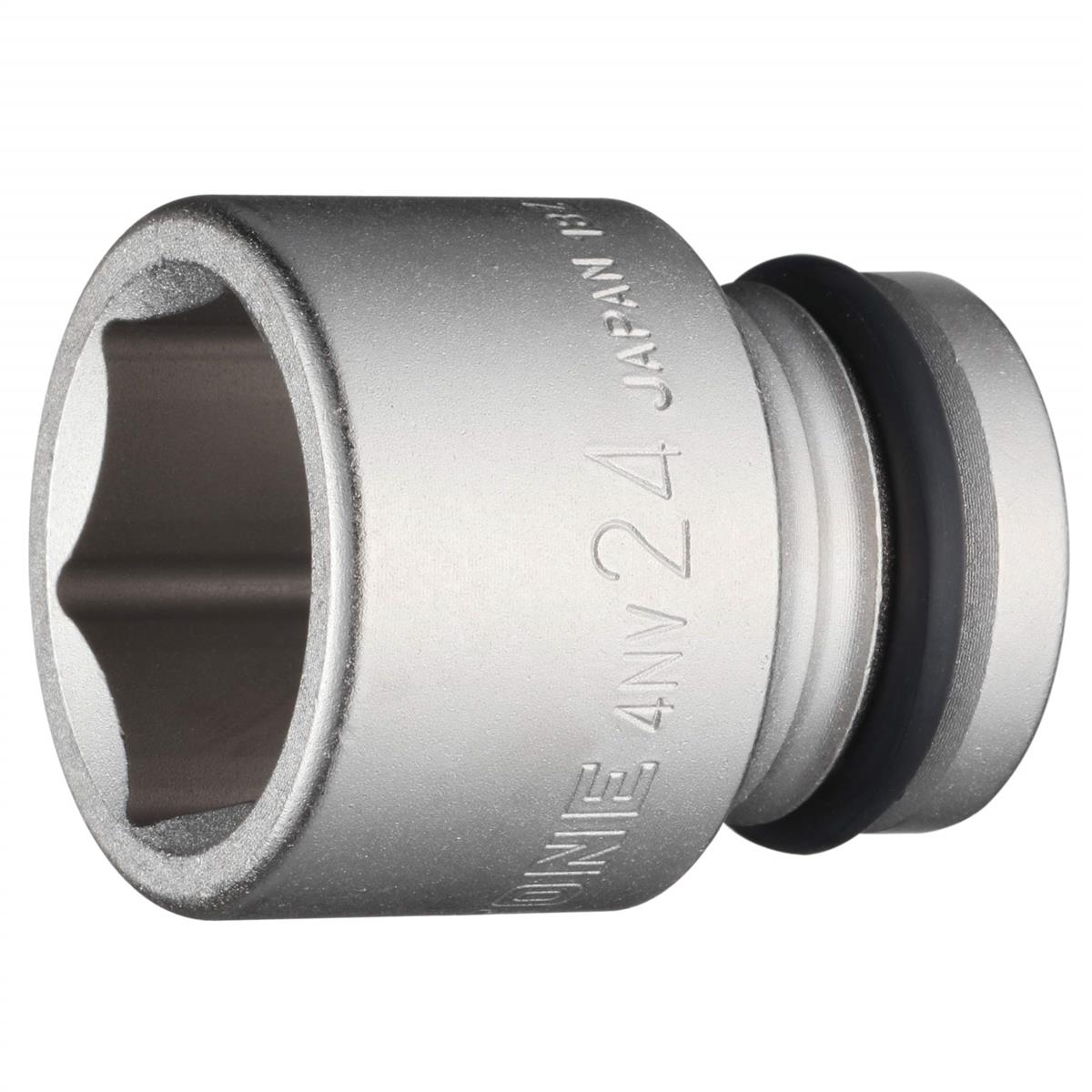 【楽天市場】トネ(TONE) インパクト用ソケット 4NV-24 差込角12.7mm(1/2”) 二面幅24mm：Reve2018