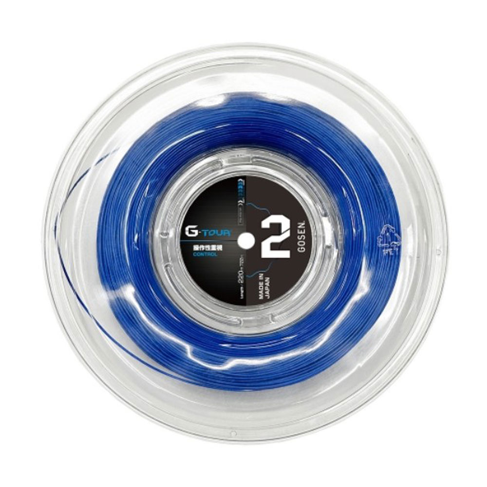 【楽天市場】GOSEN ( ゴーセン ) G-TOUR Gツアー 2 ( G-TOUR 2 ) 220Mロール ポリエステル 硬式テニス ...