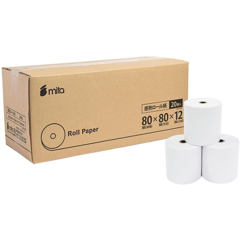 【楽天市場】mita mC-Print3 シリーズ 80mm 幅 (MCP31LB MCP31L MCP31C MCP31CB) 対応 汎用 ...