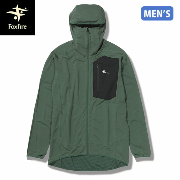 【楽天市場】フォックスファイヤー Foxfire メンズ パーカー SCアルティメットフーディ アッシュグリーン(246) 防虫 吸汗 スコーロン UVカット FOX5215457246 ...
