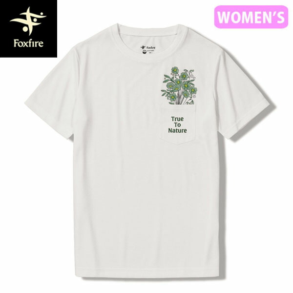 【楽天市場】フォックスファイヤー Foxfire レディース Tシャツ 半袖 TSポケットブーケティーS/S オフホワイト(002) FOX8215545002：Retailer リテイラー