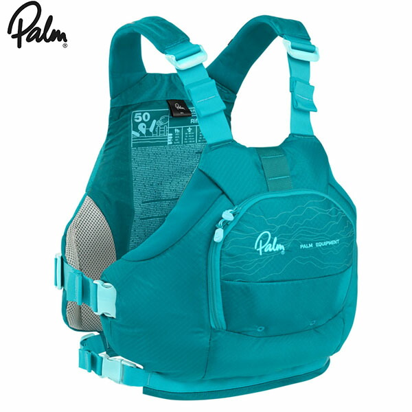【楽天市場】パーム Palm ライフジャケット PFD Riff リフ ティール カヌー カヤック 12752 高階救命器具 ...
