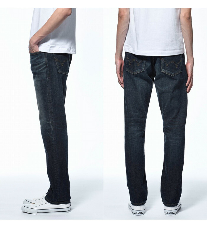 【楽天市場】EDWIN エドウィン 503 レギュラーストレート ストレッチ 日本製 ジーンズ デニム パンツ 定番 メンズ 送料無料 EDWIN E50303 ユーズド加工：REX ONE ...