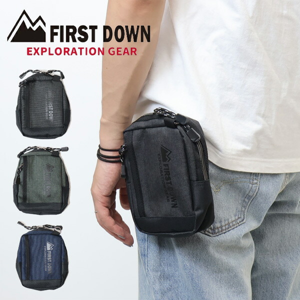 【楽天市場】FIRST DOWN EXPLORATION GEAR ファーストダウン ミニポーチ ベルトポーチ 鞄 カバン かばん メンズ レディース ユニセックス 33050：REX ONE ...