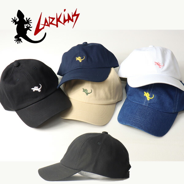 【楽天市場】LARKINS ラーキンス ロゴ刺繍 ローキャップ 帽子 LKTM-100 メンズ レディース ユニセックス キャップ ブランド ...