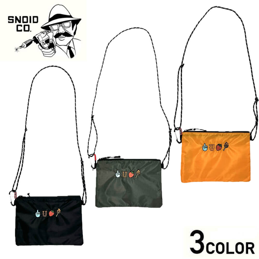 【楽天市場】スノイド ミニサコッシュ メンズ SNOID F Y V M mini sacoche：REZAR