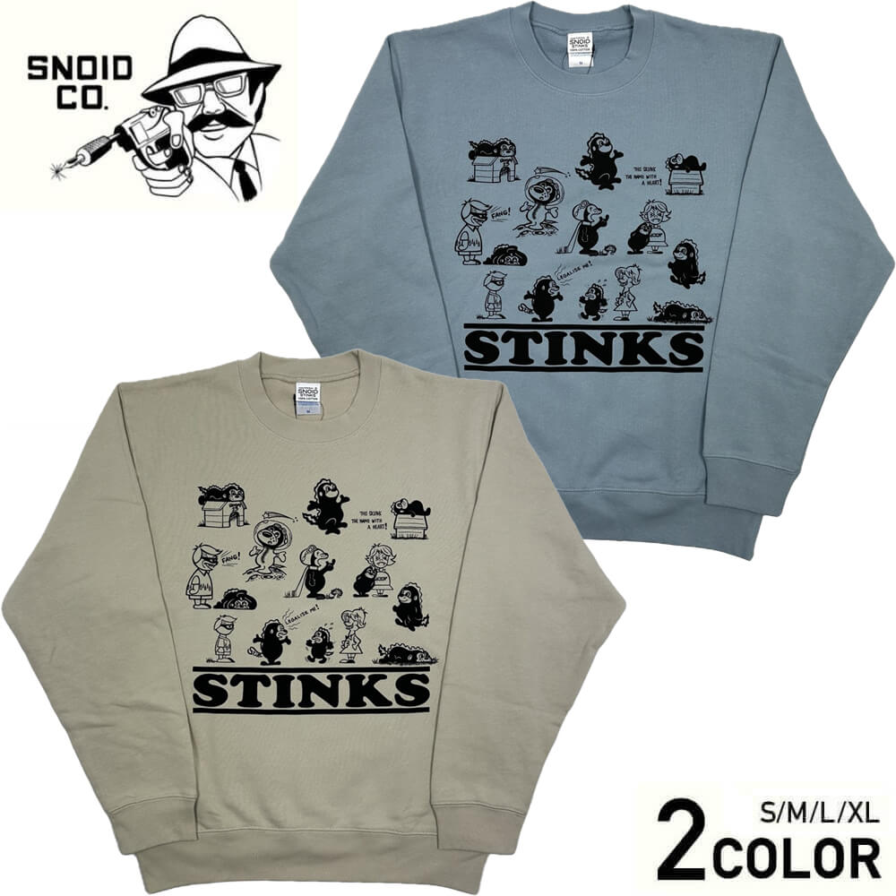 【楽天市場】スノイド クルーネックスウェット メンズ 長袖 SNOID MORE FUN! FROM SNOID C/N SWEAT：REZAR