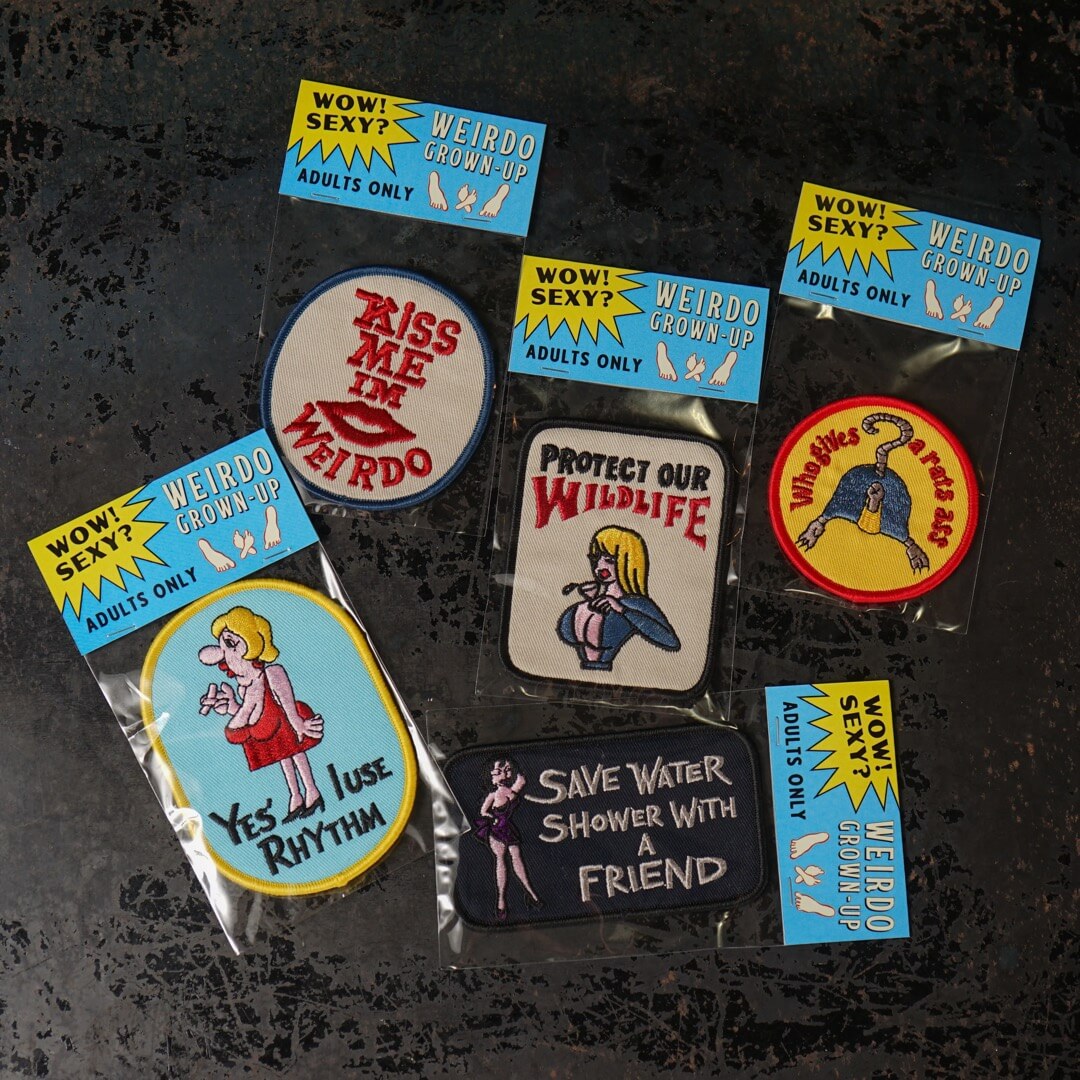 【楽天市場】ウィアード 刺繍 パッチ ワッペン WEIRDO SEXY? - PATCH GLADHAND グラッドハンド ...