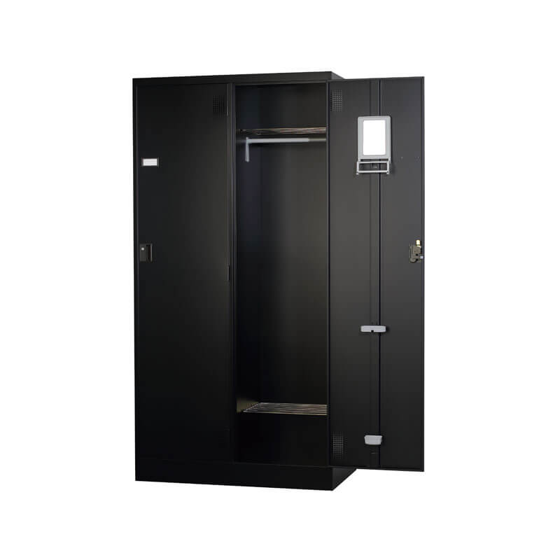 【楽天市場】TLKシリーズ スタンダードロッカー 2人用ワイド シリンダー錠 マットブラック TLK-S2W-MB：R.F.YAMAKAWA