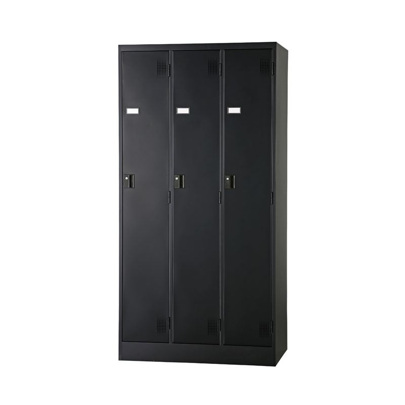 【楽天市場】TLKシリーズ スタンダードロッカー3人用スリム シリンダー錠 マットブラック TLK-S3-MB：R.F.YAMAKAWA