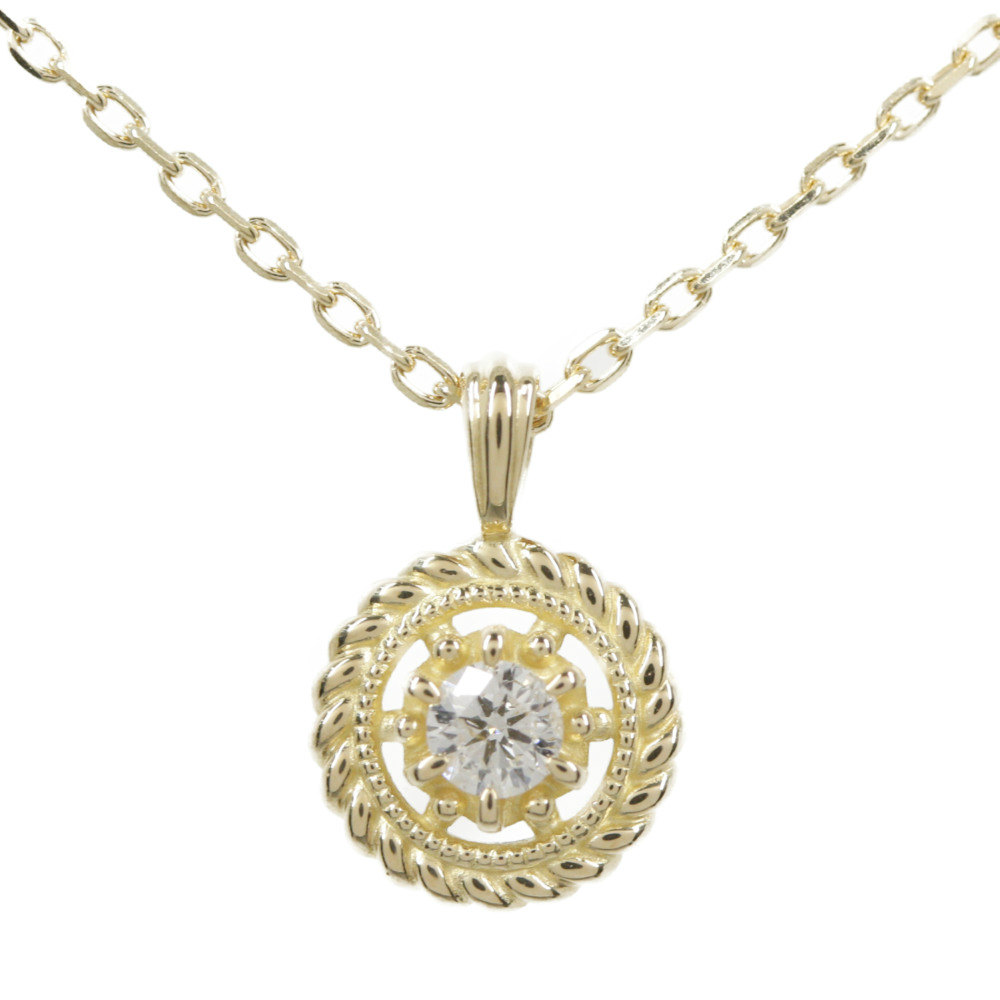 【楽天市場】オデュースヨンドシー シンプルライン ラウンドフォルム･ダイヤモンドネックレス･天然/K18YG/750-2.3g/イエローゴールド/EAU DOUCE4℃【♀】【N】【レディース ...