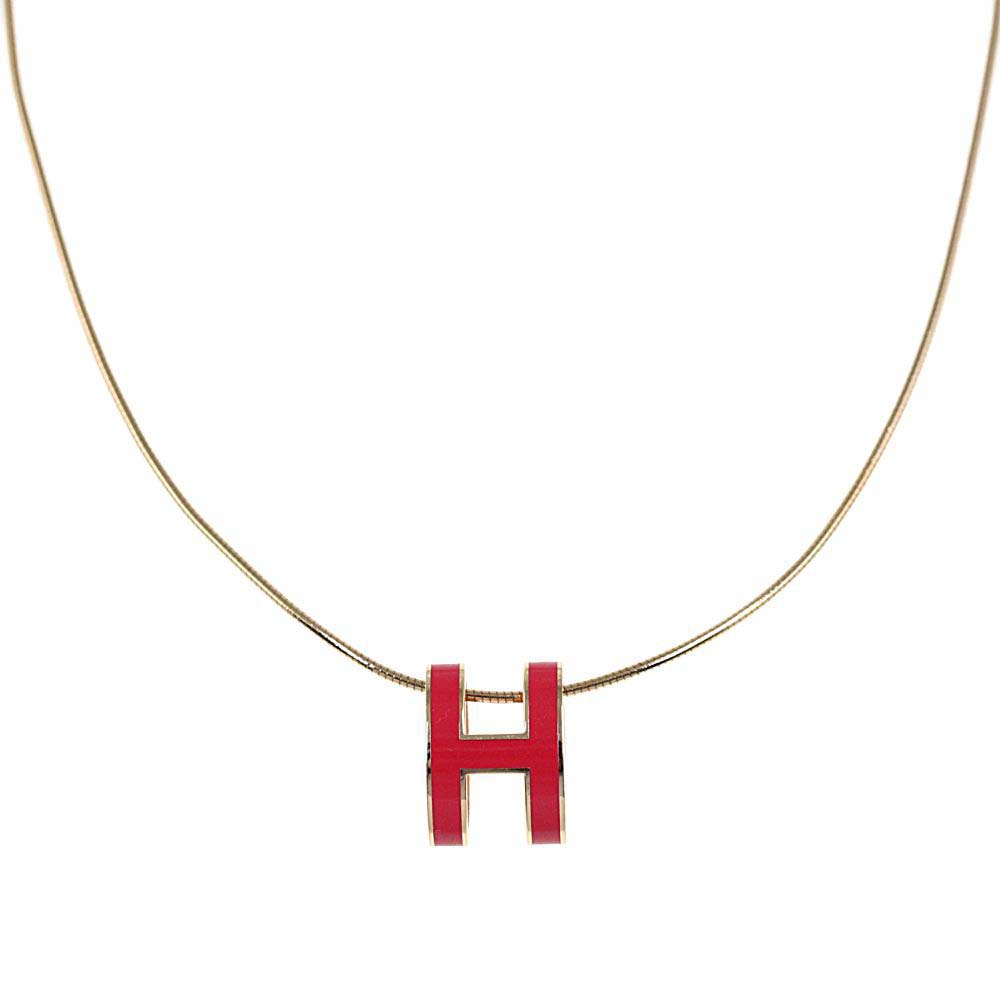 【楽天市場】エルメス ポップアッシュネックレス ネックレス ペンダント-6.6g/147001F/ピンクゴールド/HERMES【A ...