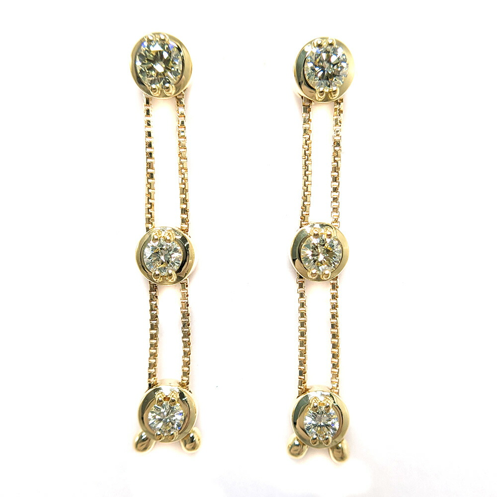 【楽天市場】TASAKI（タサキ・田崎真珠） 仕掛け 6P・ダイヤモンドピアス/K18YG/750-5.4g/0.36ct/FD:0.36ct/イエローゴールド/TASAKI PEARL【♀ ...