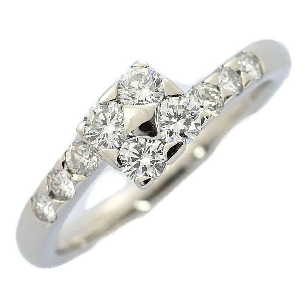 【楽天市場】10P･ダイヤモンドリング･指輪/Pt900-4.5g/0.5ct/12号/#52/プラチナカラー【♀】【N】【レディース】/h231121★ 501347【中古】：リファスタ