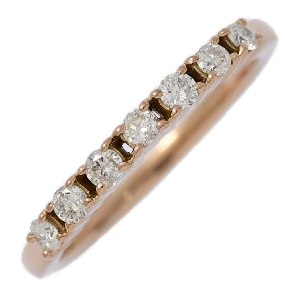 【楽天市場】(年末セール) 0.2ct/estelle エステール ハーフエタニティセッティング･ダイヤモンドリング･指輪/K18PG/750 ...