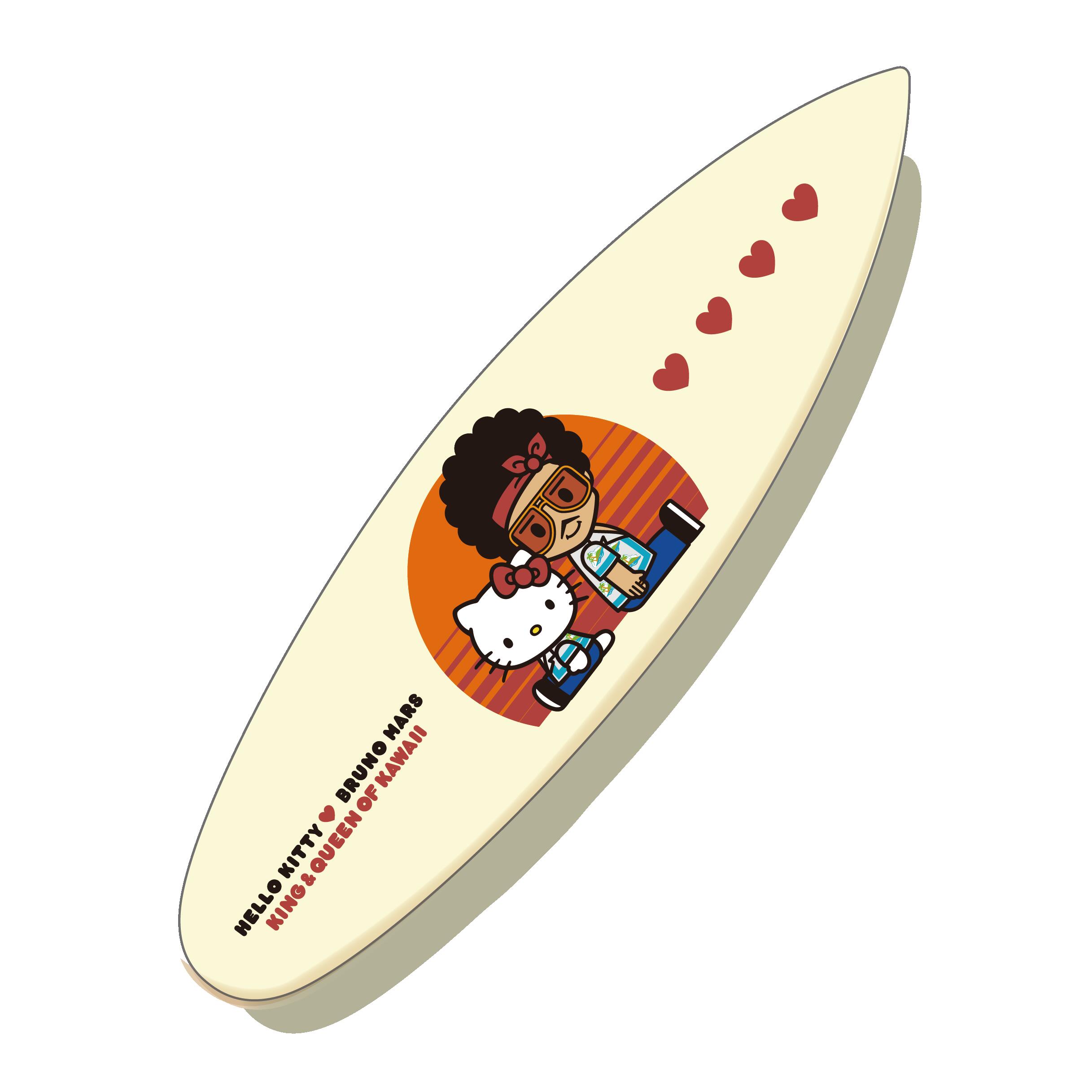 【楽天市場】BRUNO MARS x HELLO KITTY SURFBOARD：楽天グッズ