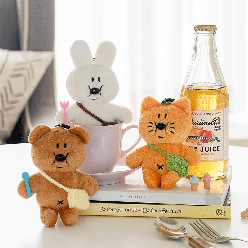 【楽天市場】ロマネ ブランチ ブラザー プディ キーホルダー キーリング ROMANE BRUNCH BROTHER FOODIE KEY ...