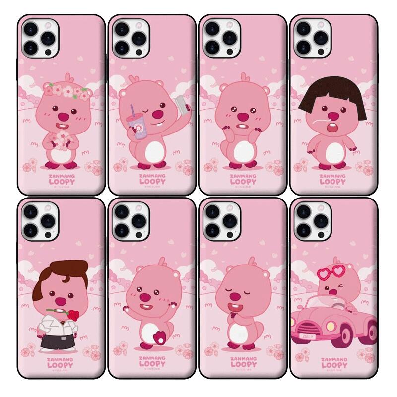【楽天市場】ルーピー iPhone Galaxy マグネット カード ドア バンパー ケース カバー スマホケース キューティ ルーピー ...