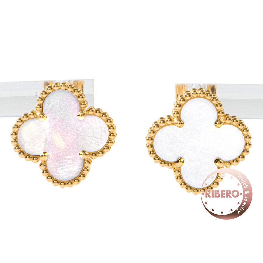 【楽天市場】Van Cleef & Arpels ヴァンクリーフ＆アーペル ヴィンテージ アルハンブラ イヤリング VCARA44100 ...
