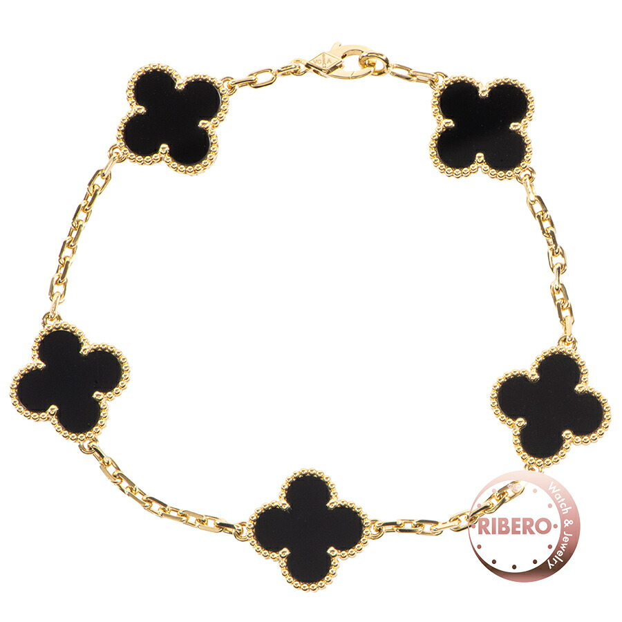 【楽天市場】【楽天スーパーSALE】Van Cleef & Arpels ヴァンクリーフ＆アーペル ヴィンテージ アルハンブラ ブレスレット ...