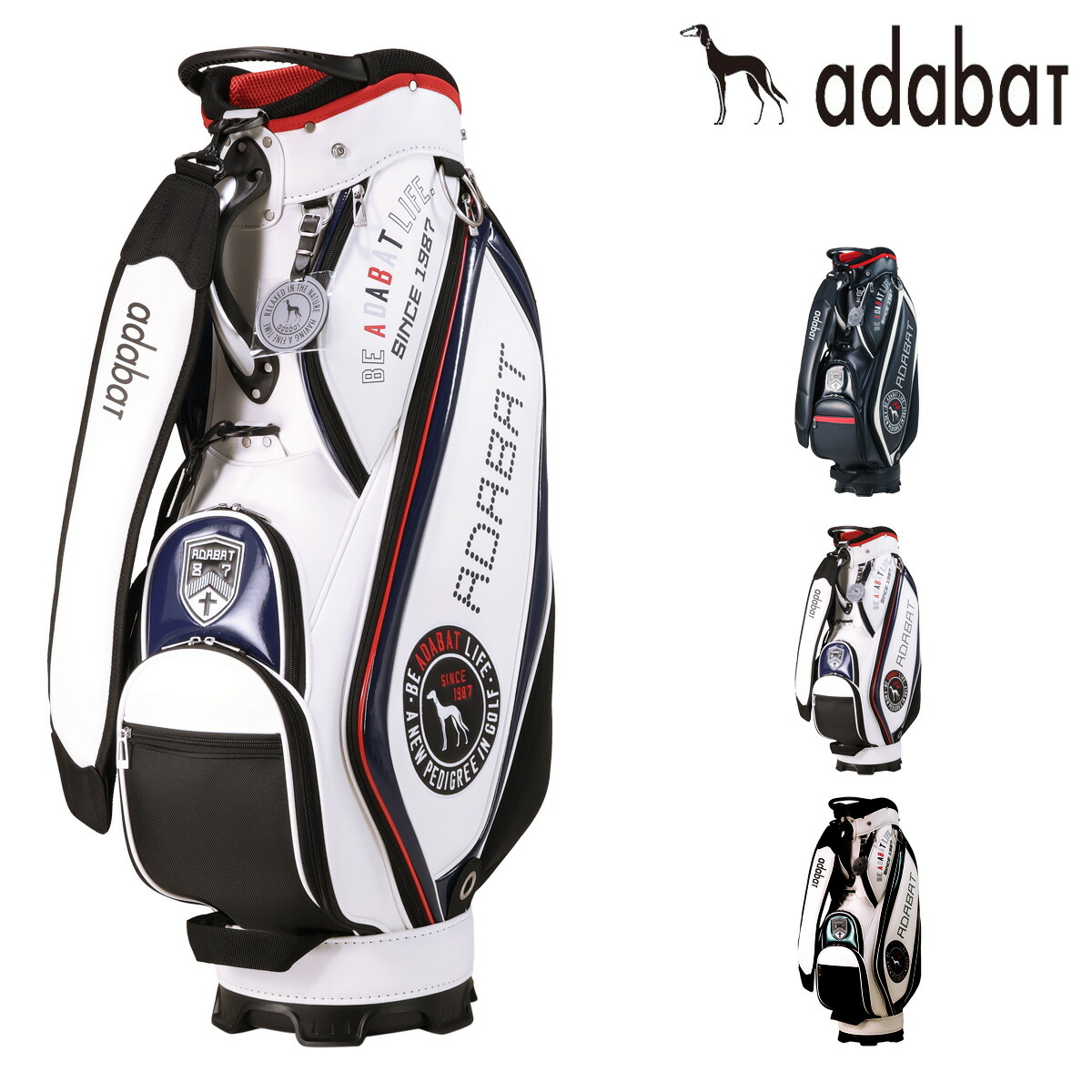 【楽天市場】アダバット ゴルフ キャディバッグ カート型 5分割 9型 47インチ メンズABC437 adabat スポーツ 軽量[即日発送]：SAC’SBAR LIFESTYLE GOLF ...